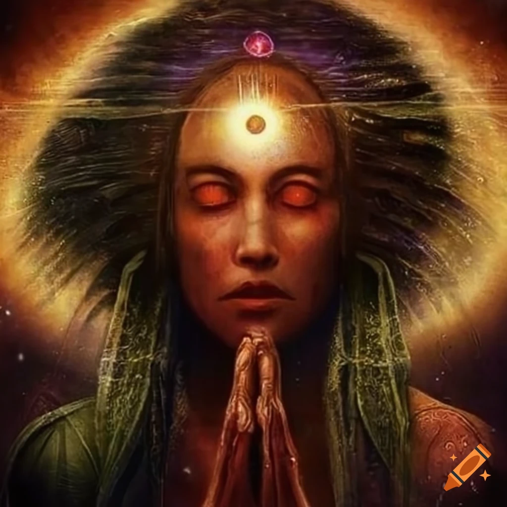 Deep esoteric truth within mystical relic on Craiyon