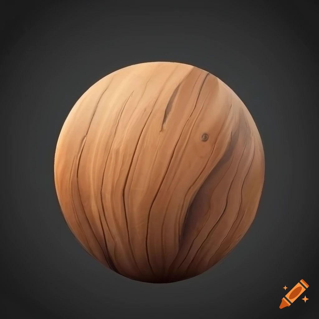 Stylized polished wood texture on Craiyon
