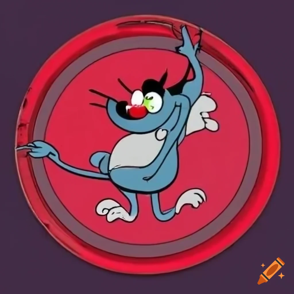 Logo design for baby oggy coin in 4k with a cute round shape on Craiyon