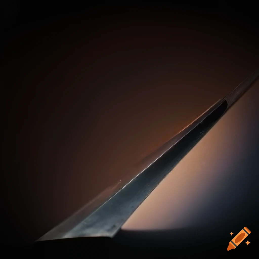 Metal sheet cutting edge on transparent background on Craiyon