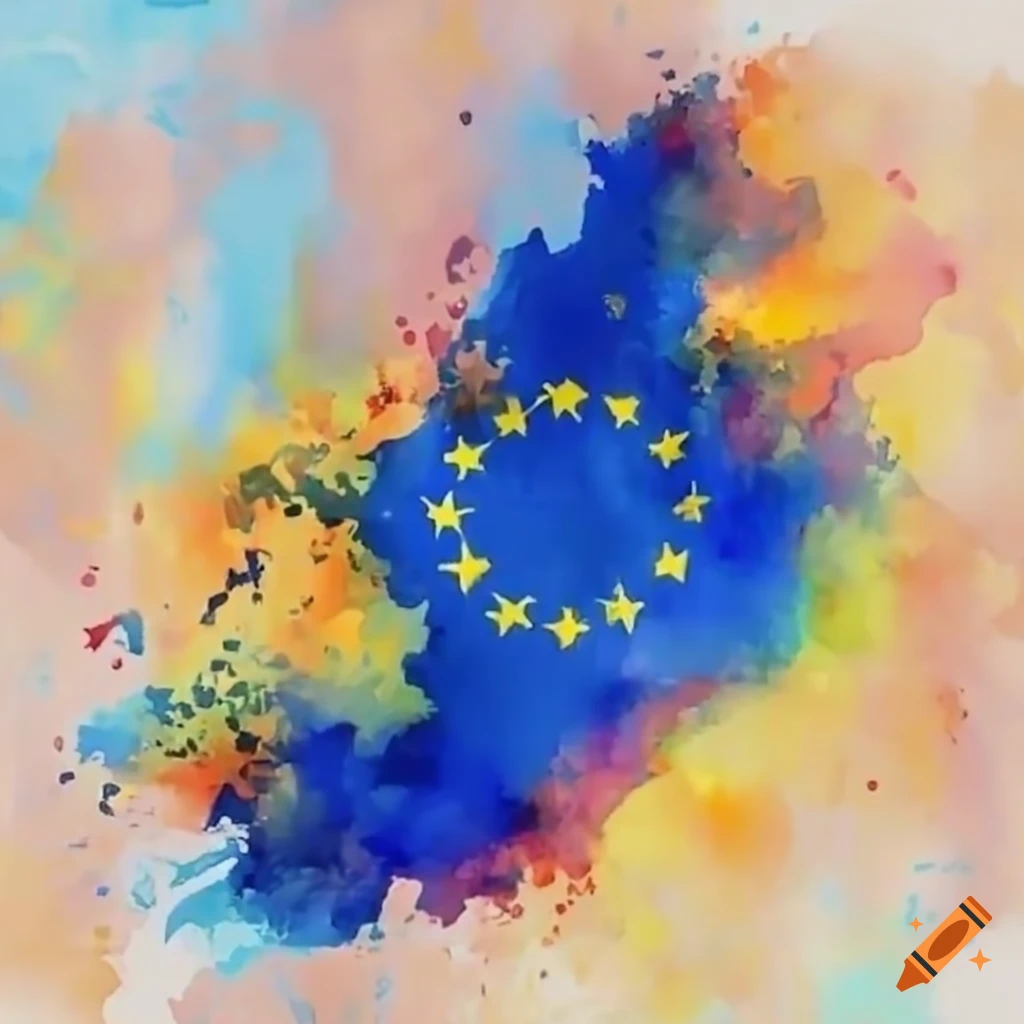 European union symbolizing peace and global influence with its values ...