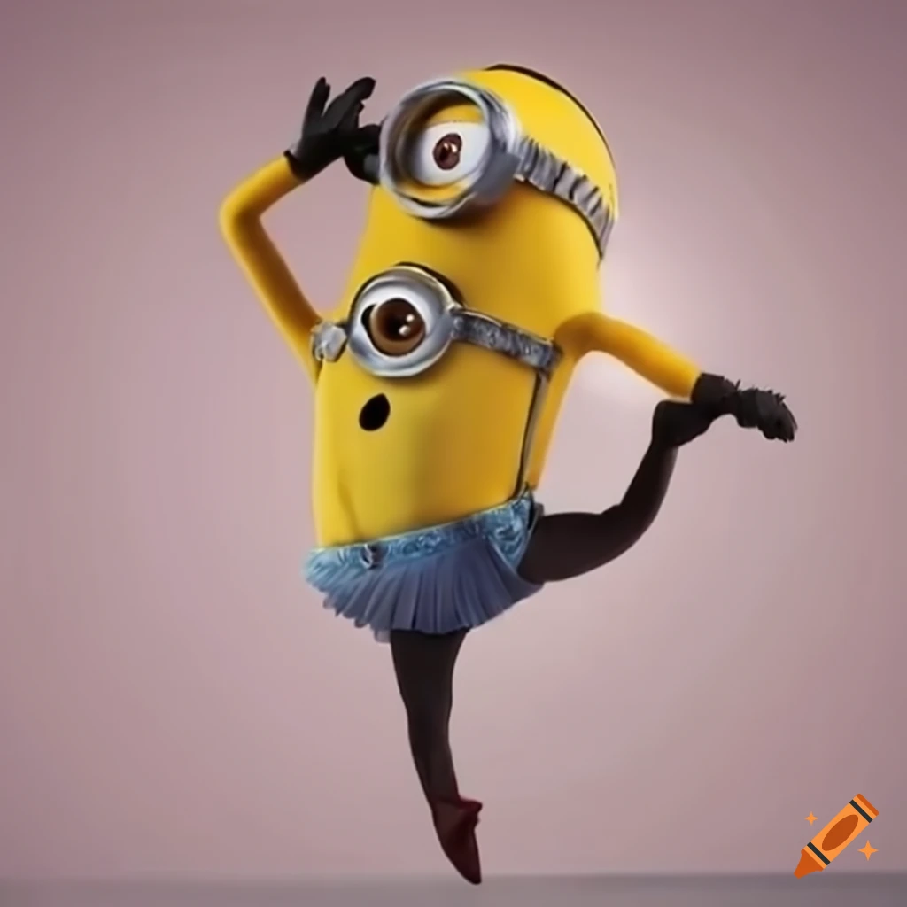 Minion ballet dancer on Craiyon