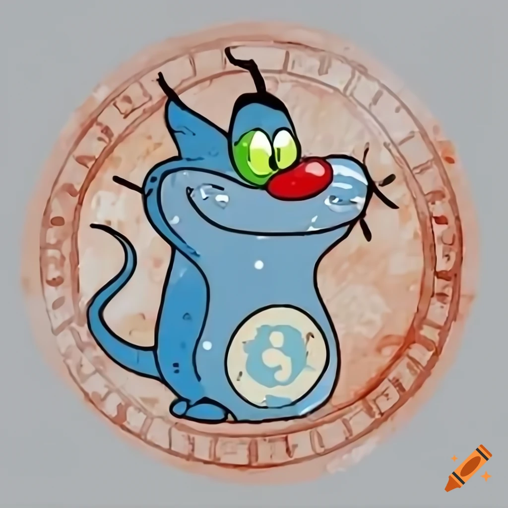 Baby oggy crypto icon on Craiyon