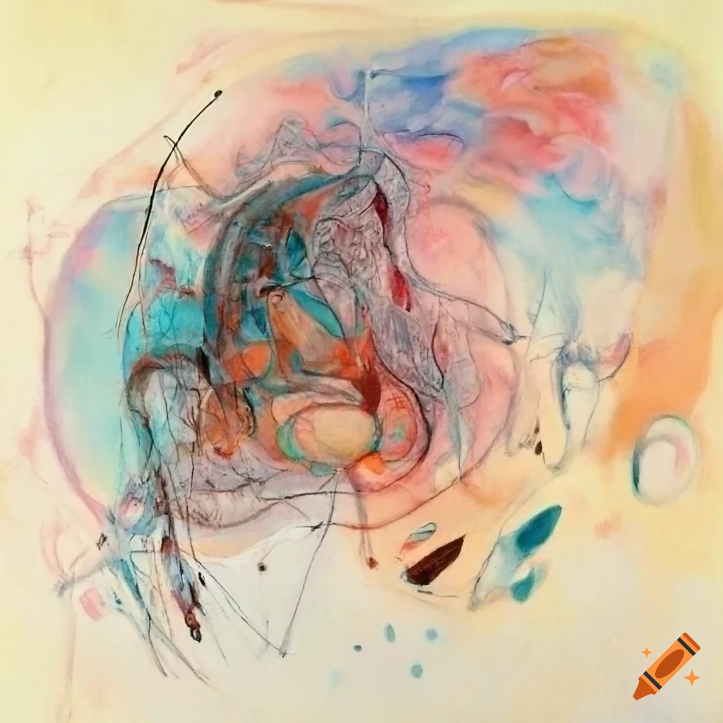 Abstract and surreal depiction of indecipherable voices on Craiyon