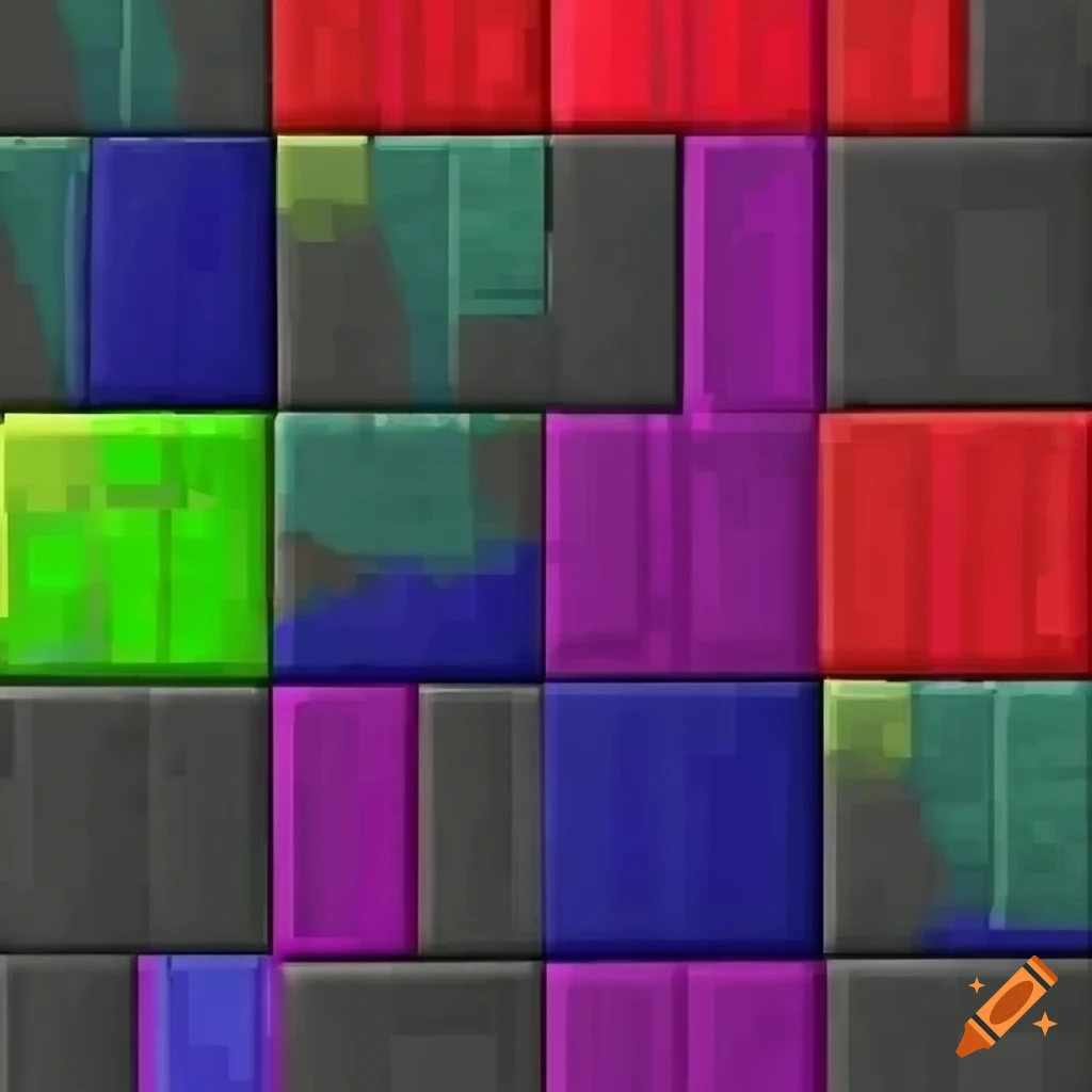 Rainbow block texture on Craiyon