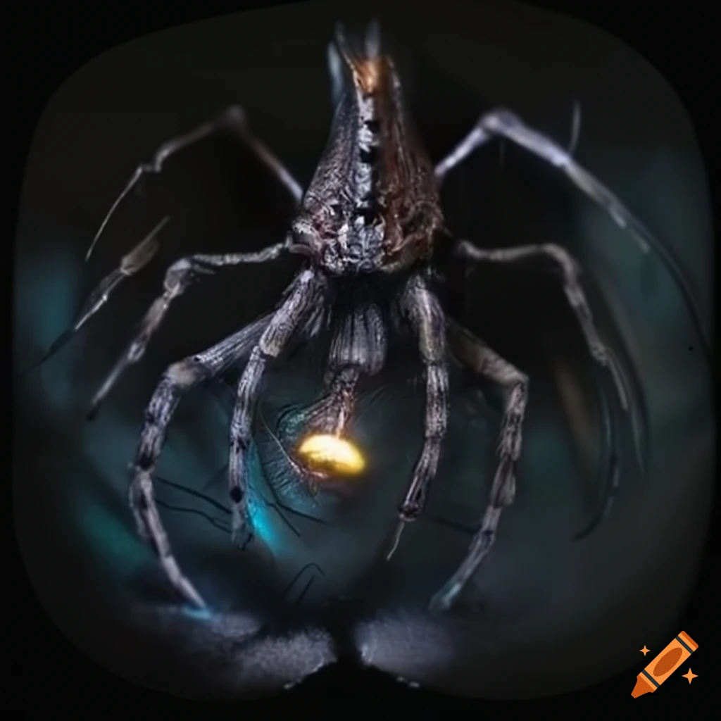 Sci-fi spider on Craiyon