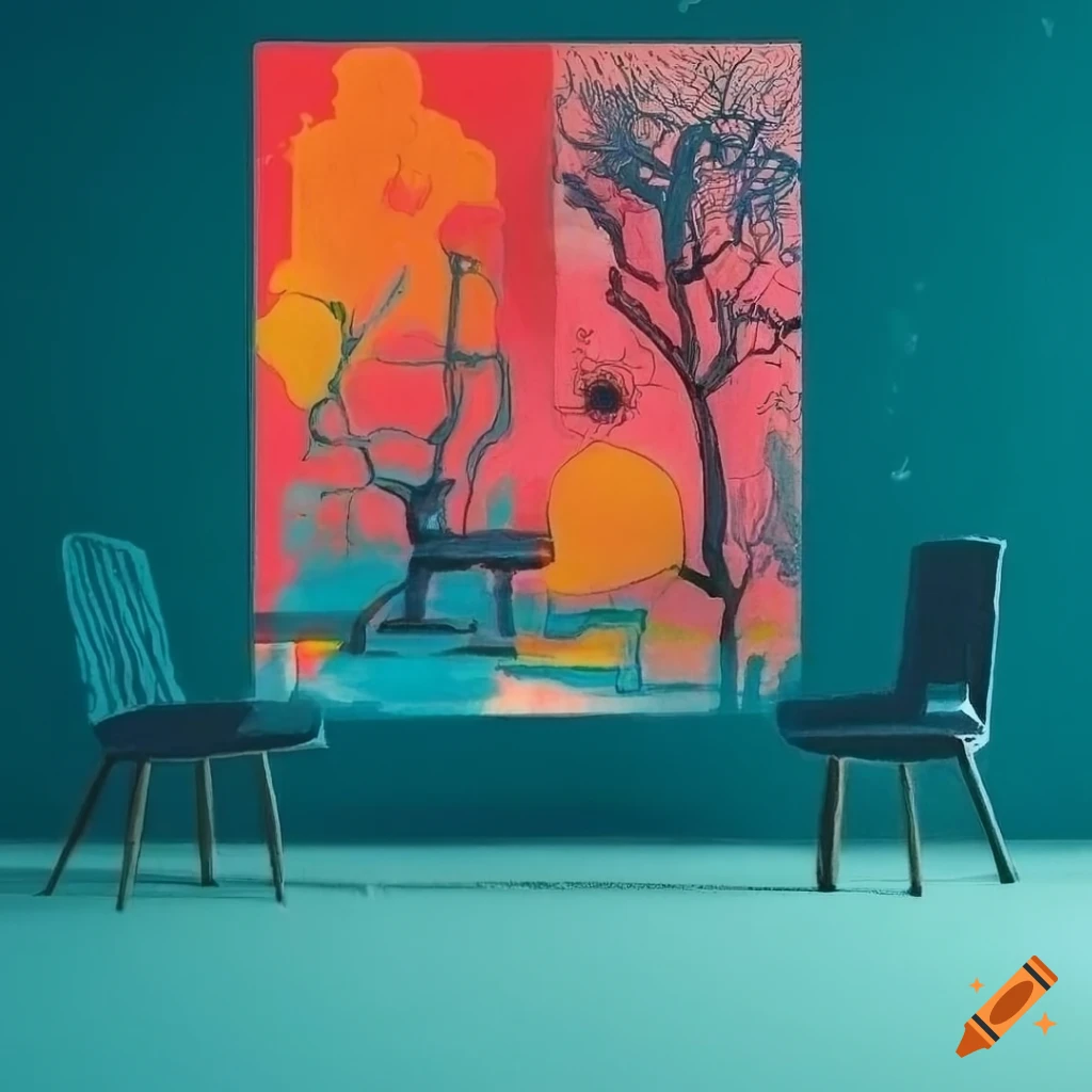 Minimalist tree roots art by various artists on Craiyon