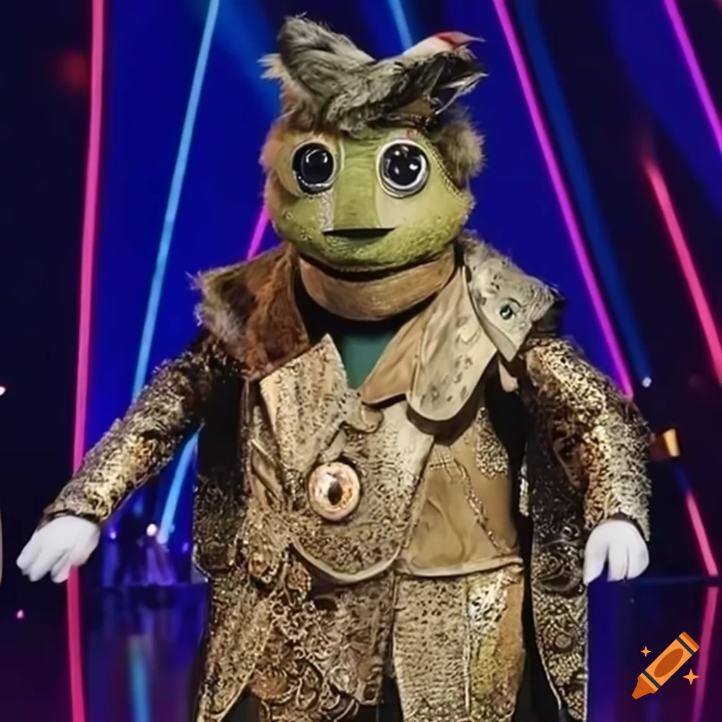 Minimum wage costume on the masked singer on Craiyon