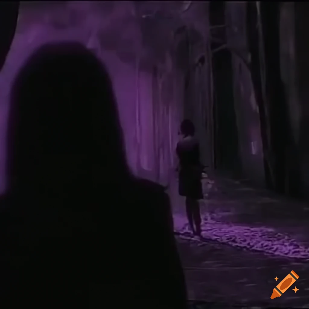 Vhs footage of goth style from the 90s in 4k resolution on Craiyon