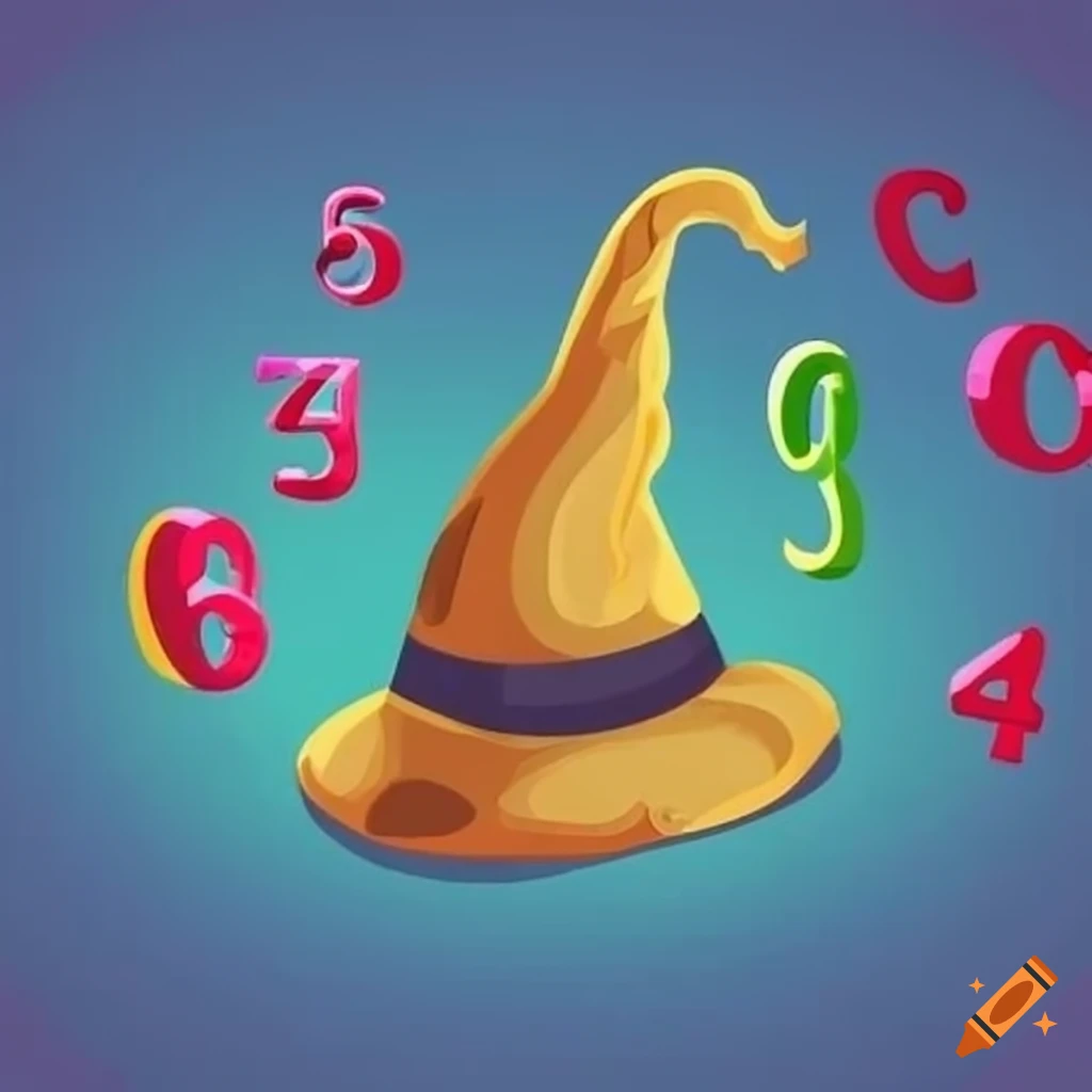 Sorting Wizard Hat With Numbers On Craiyon