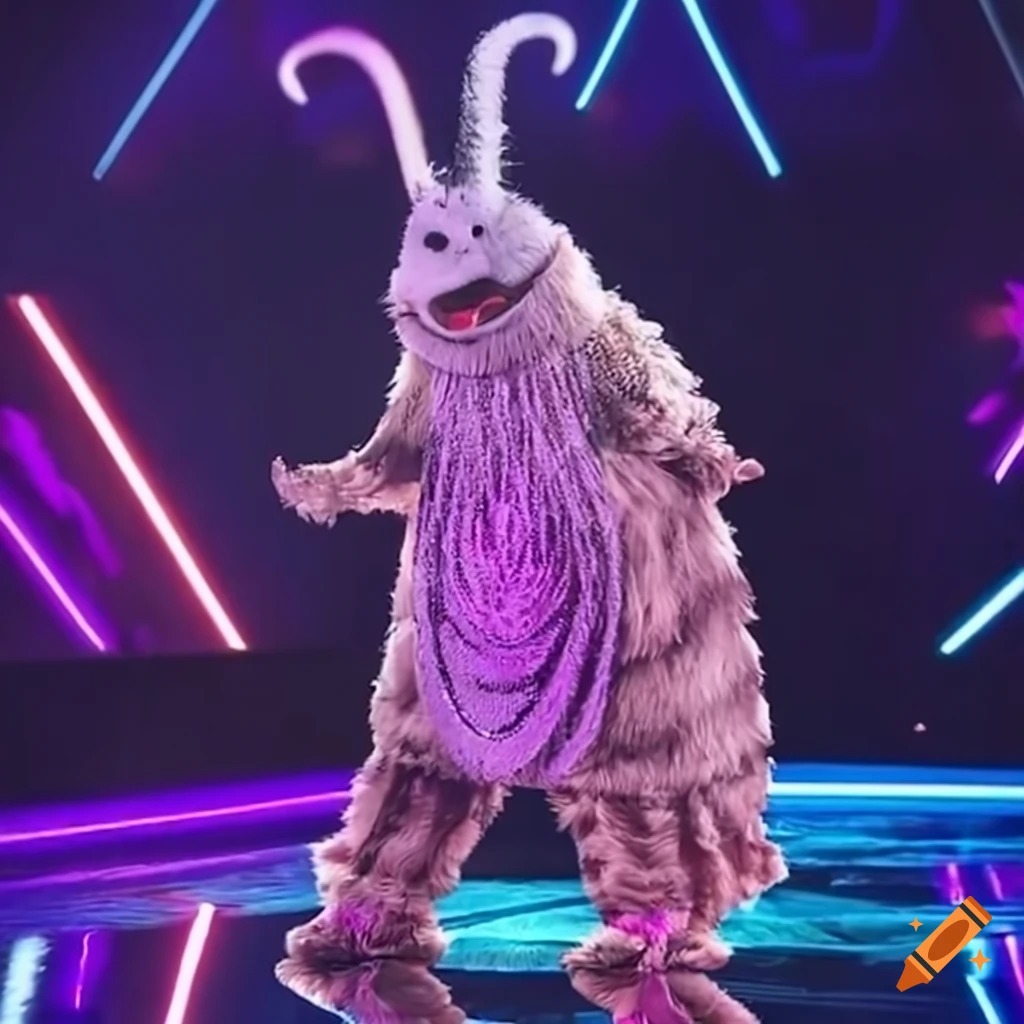 Bunyip costume from the masked singer on Craiyon