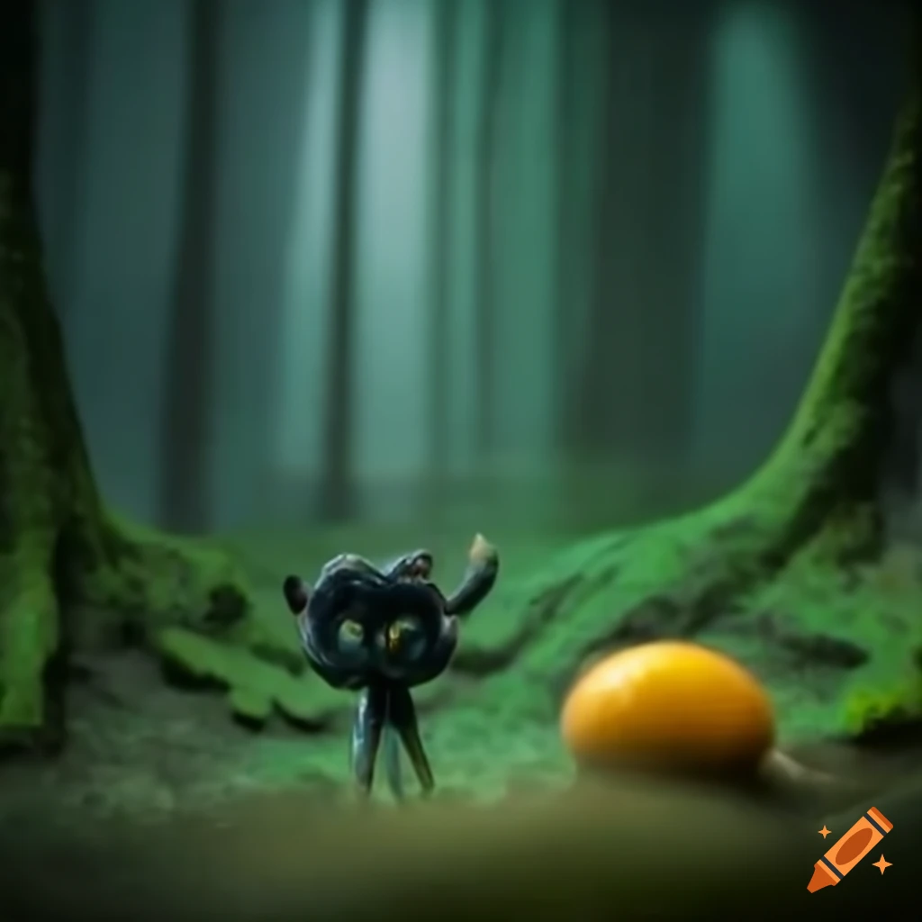 Enchanted forest scene with fairy and mythical creatures on Craiyon