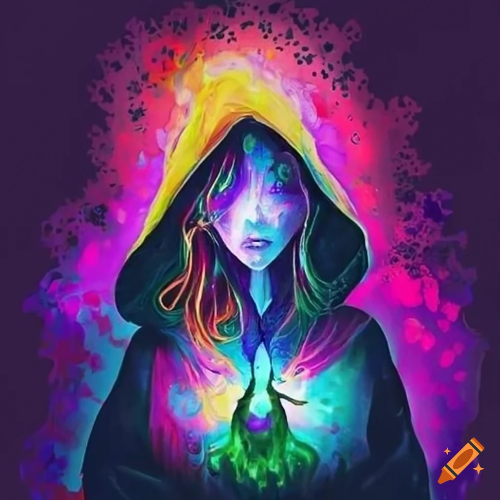 Light witch vigilante on Craiyon