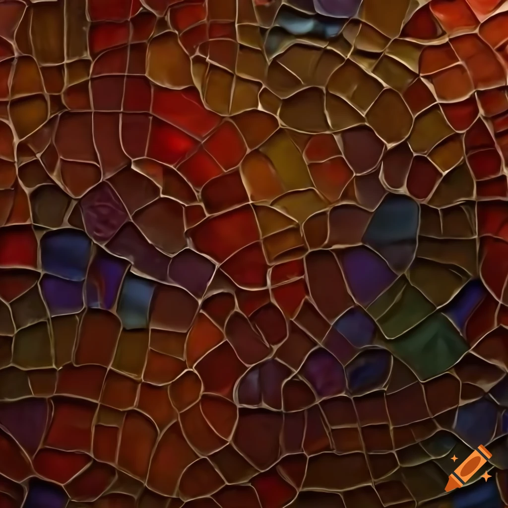 Stained glass texture on Craiyon
