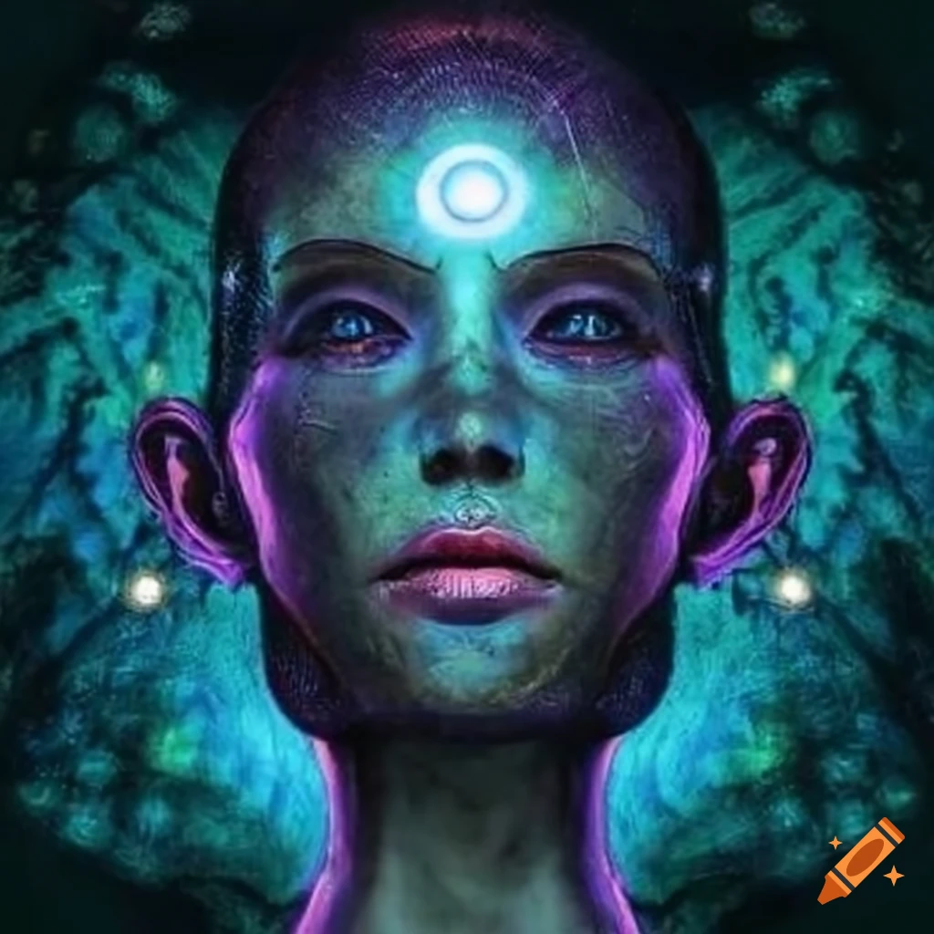 Deep esoteric truth within mystical relic on Craiyon