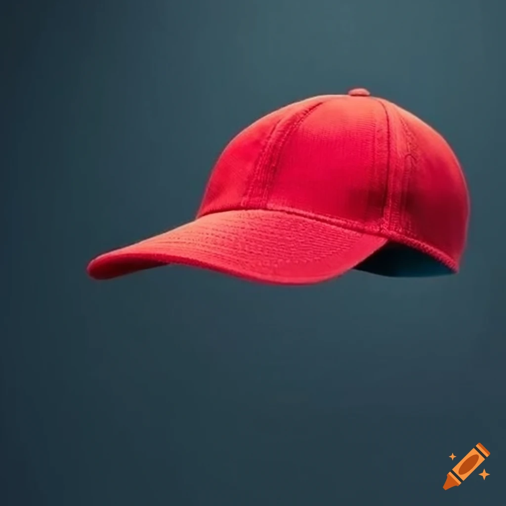 Red baseball cap on Craiyon