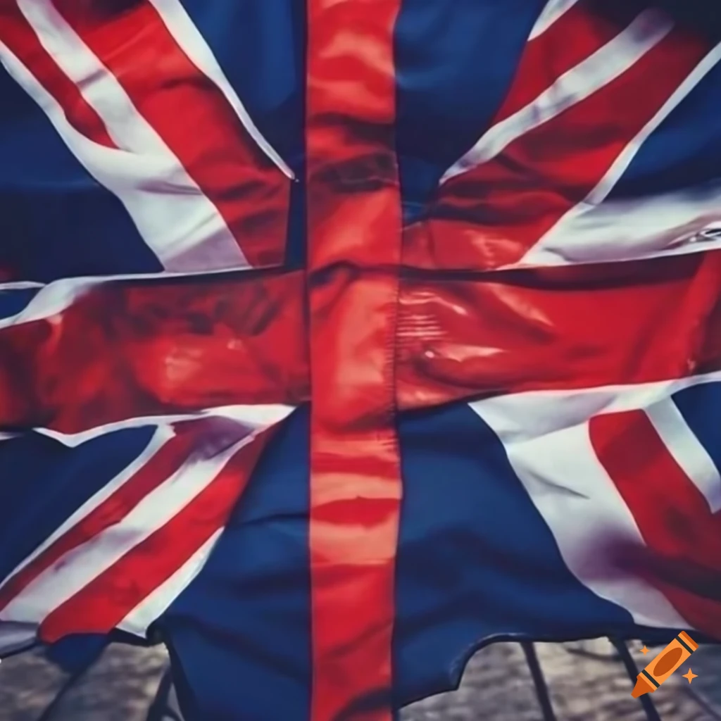 Punk aesthetic british flag on Craiyon