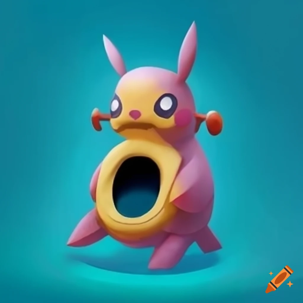 Toilet-themed creature inspired by pokémon on Craiyon
