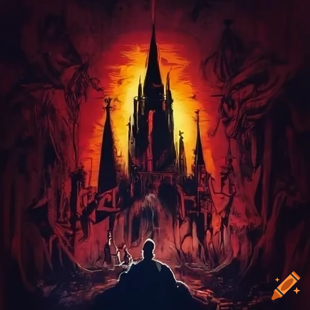 Heavy metal festival poster on Craiyon