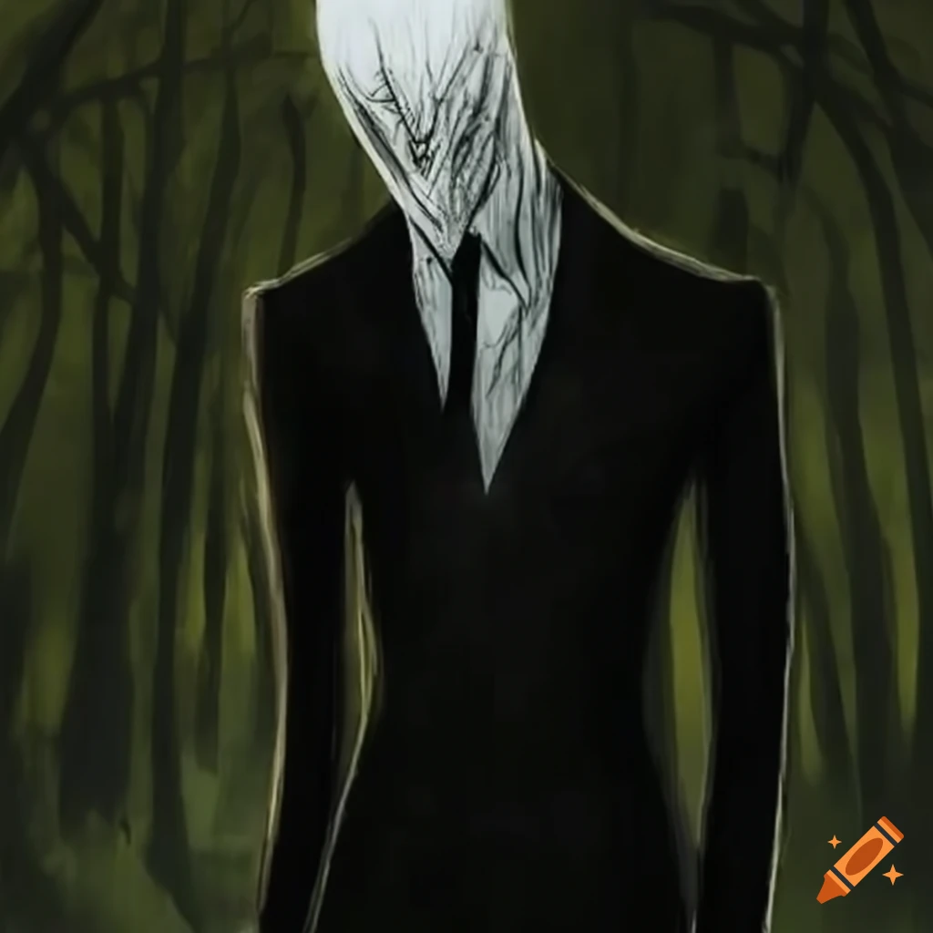 Slender man on Craiyon