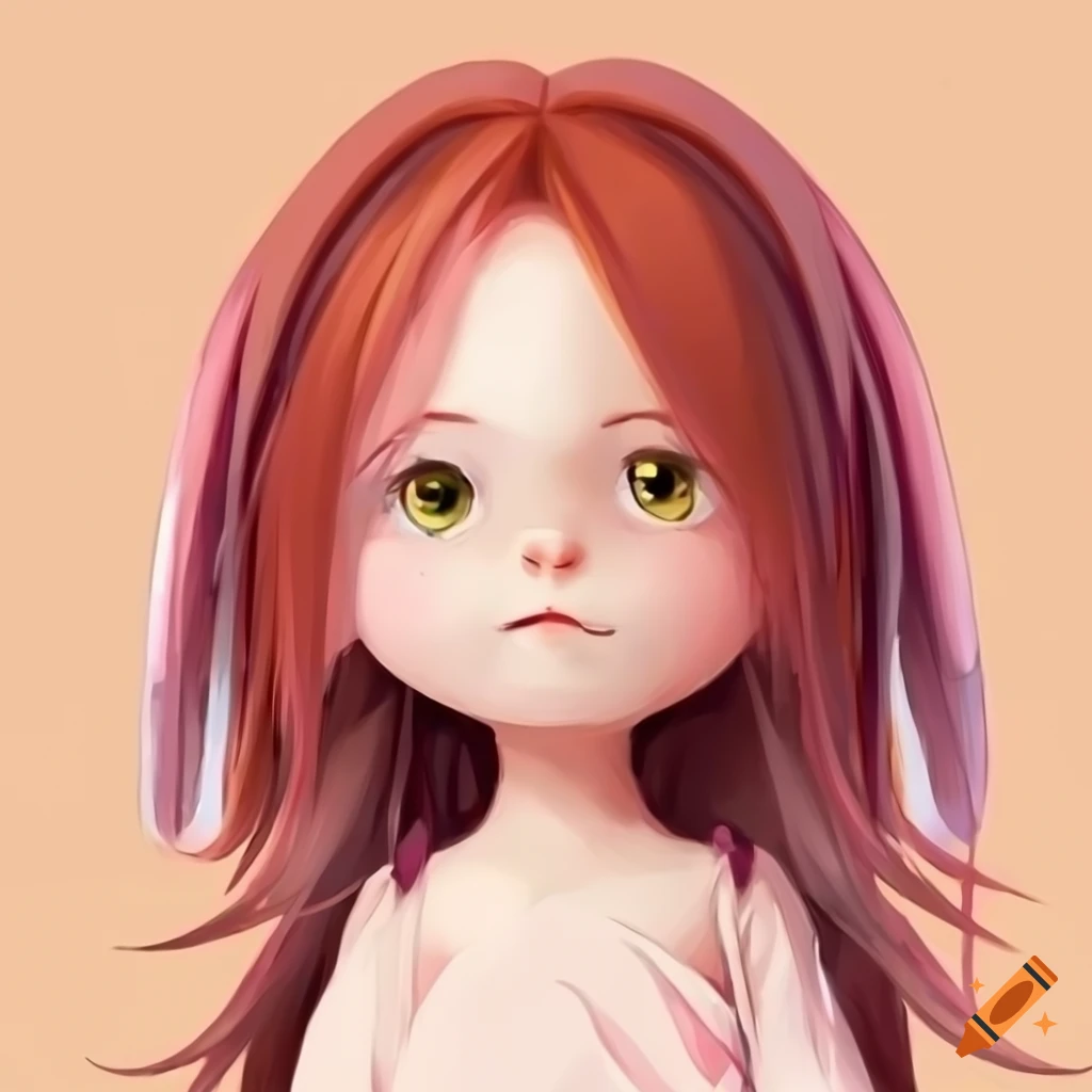 Cute portrait of character Momo in a stylish manner on Craiyon