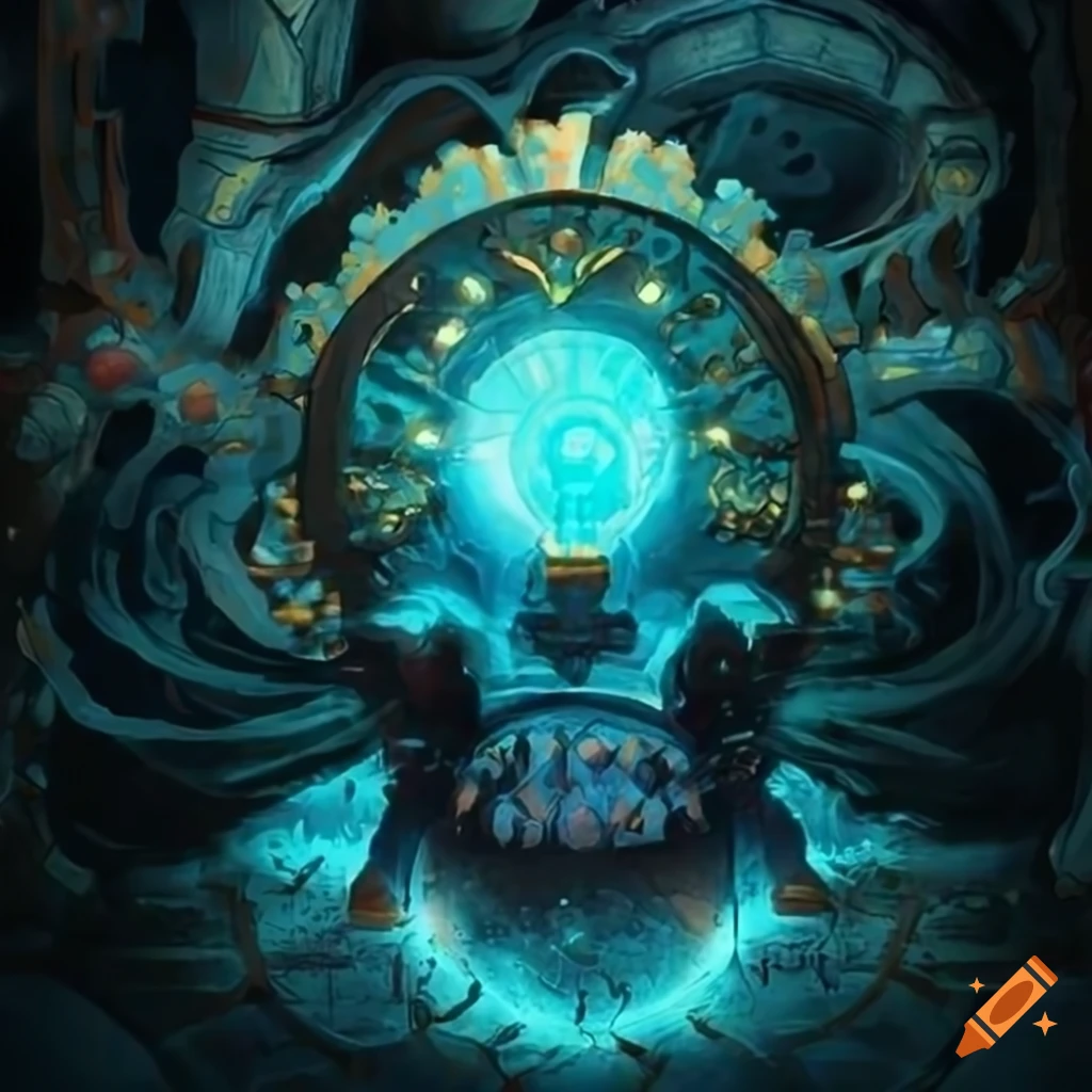 Arcane machine on Craiyon