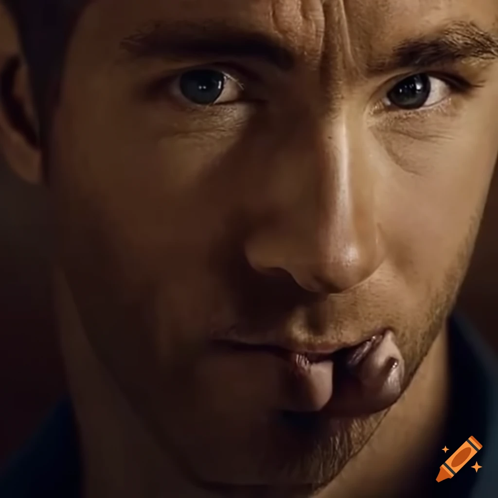 Ryan reynolds starring in a fallout tv show on Craiyon