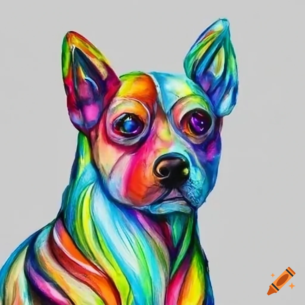 Flying dog on Craiyon