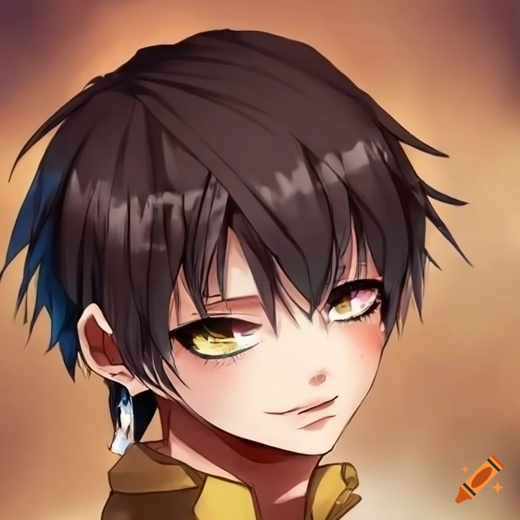 Egyptian anime boy character on Craiyon