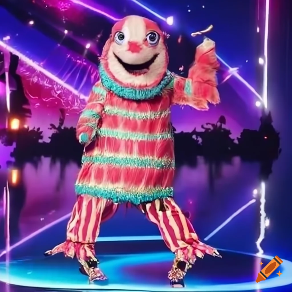 Bunyip costume from the masked singer on Craiyon