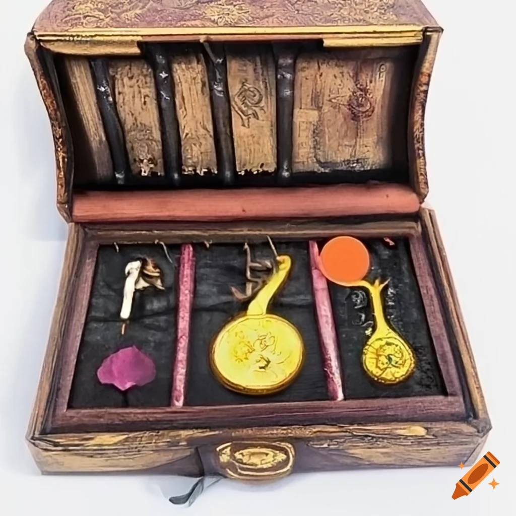 Witch's mystical alchemical divination tool on Craiyon