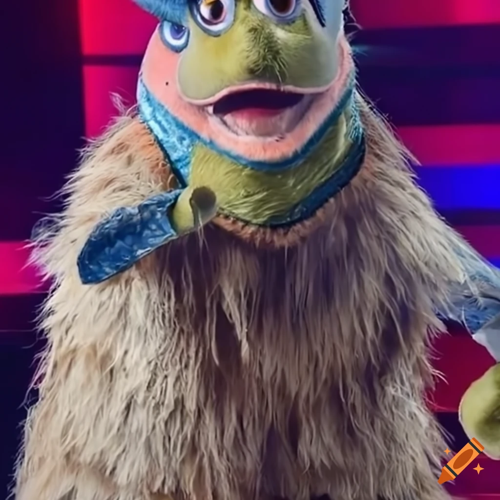 Bunyip costume from the masked singer on Craiyon