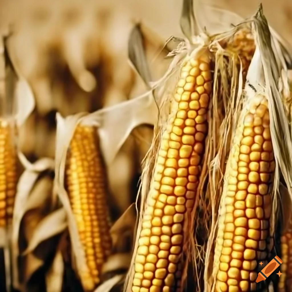 Many ears of corn on Craiyon
