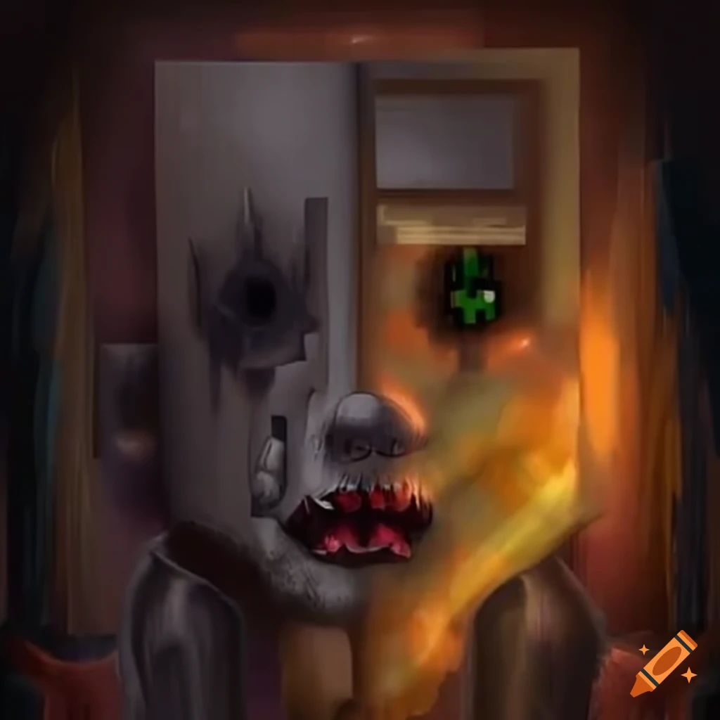 The blocky horror picture show on Craiyon