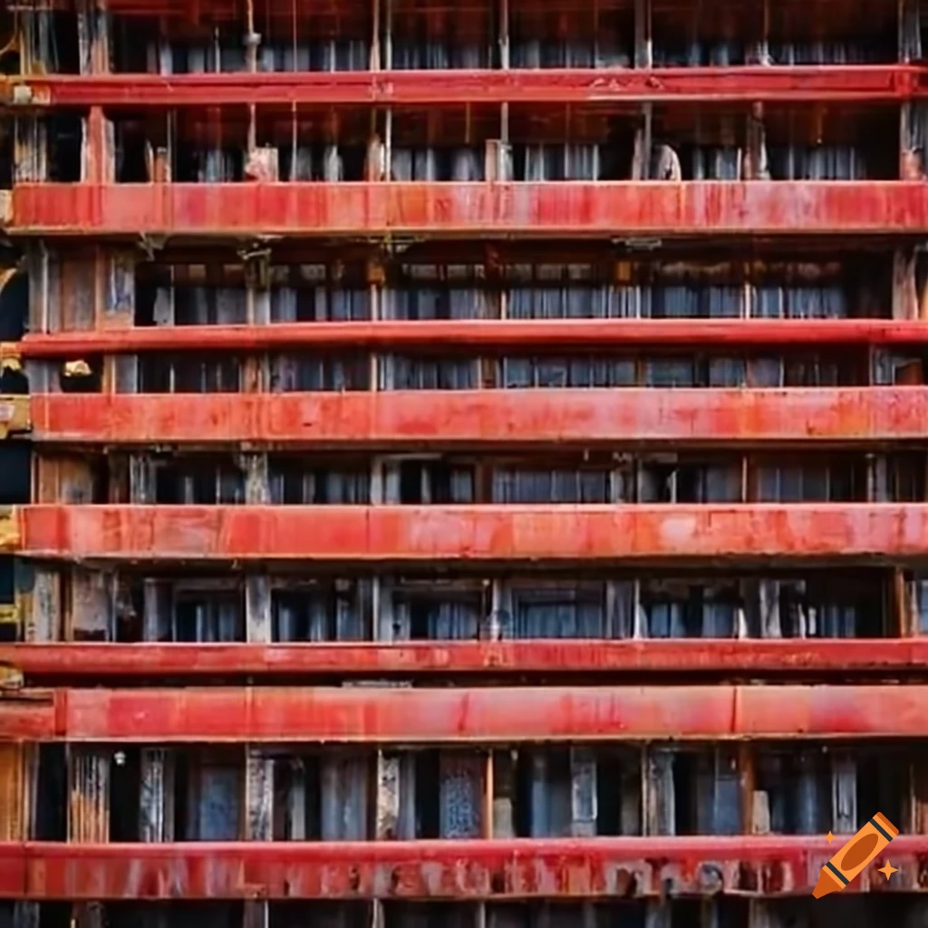 Concrete wall curved with peri formwork on Craiyon