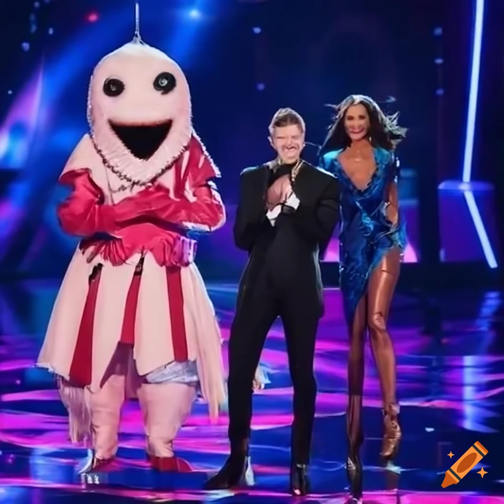Minimum wage costume on The Masked Singer on Craiyon