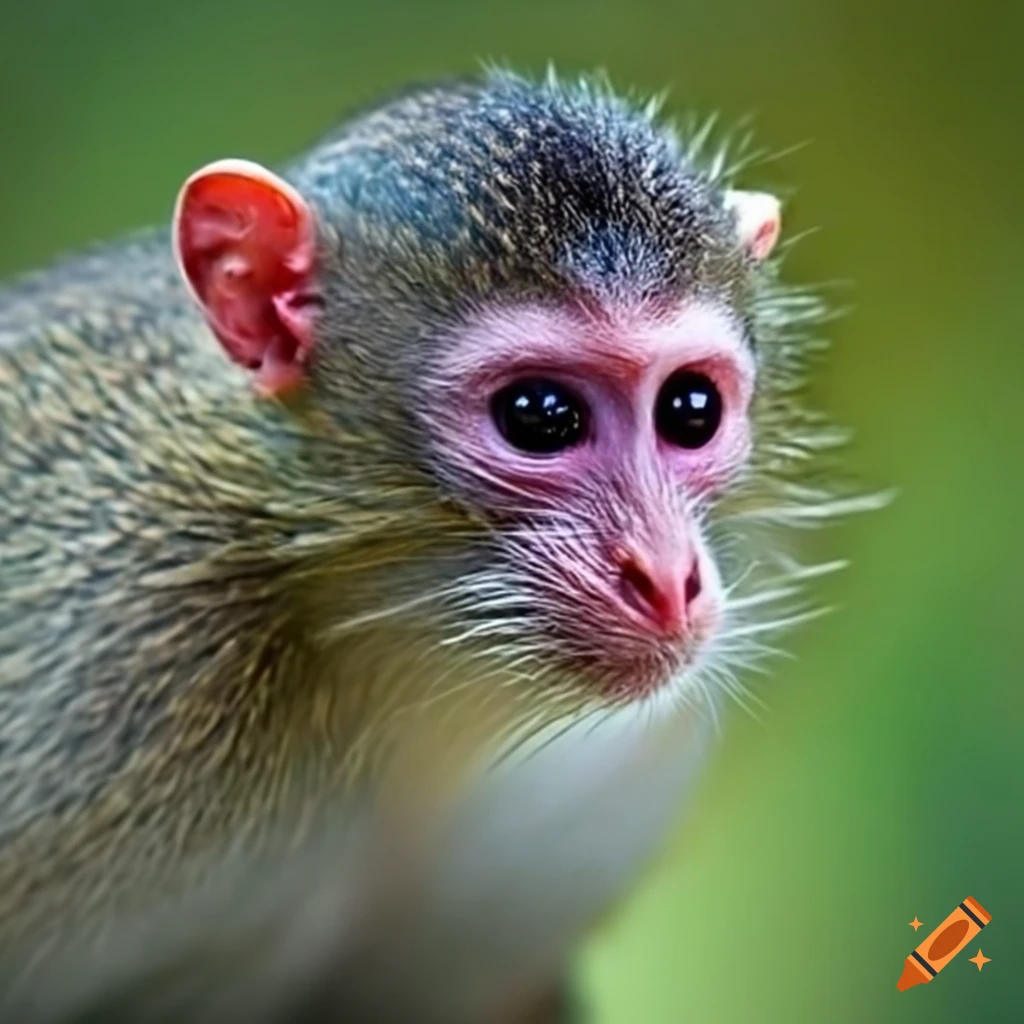 Rat monkey hybrid creature on Craiyon