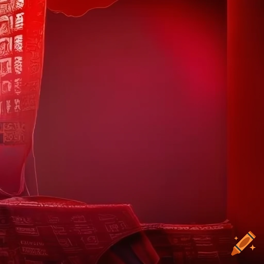 Oracle on a red background on Craiyon