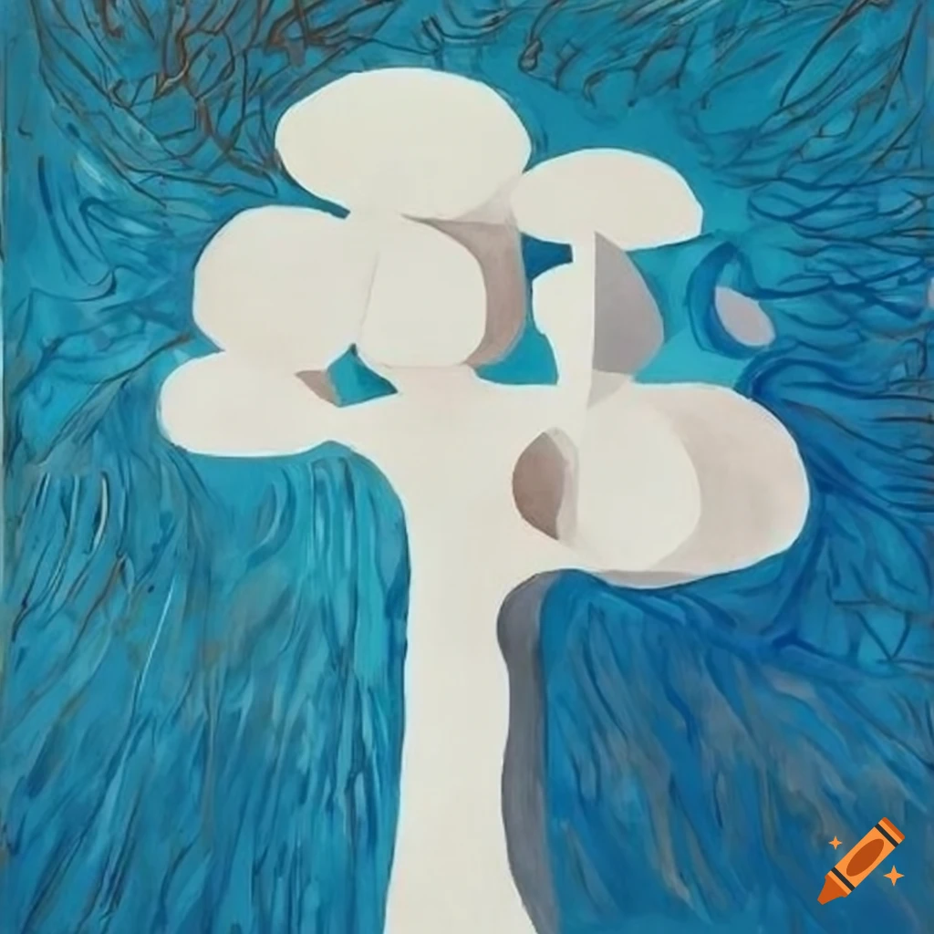 Special-shaped spatial structure with a tree in white inspired by ...