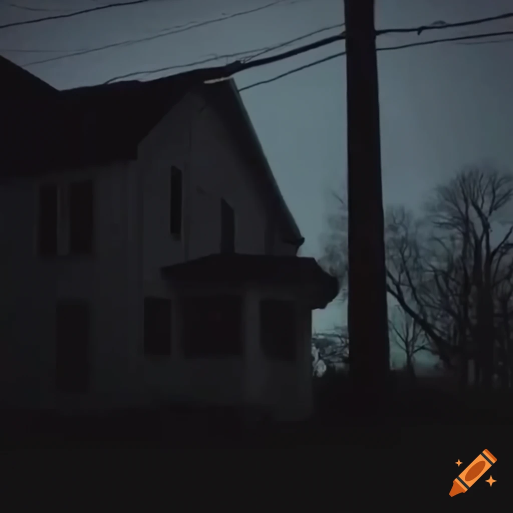 Neighborhood liminal space in 4k resolution on Craiyon