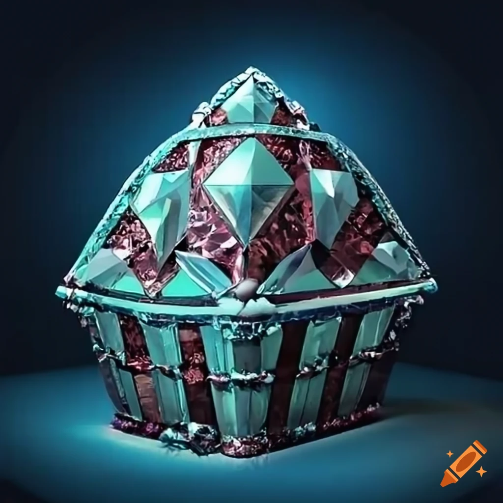 Chest of diamonds on Craiyon