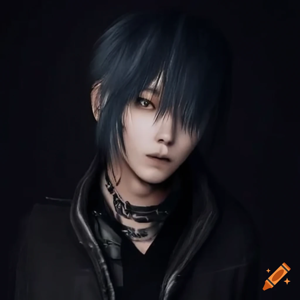 Male korean emo idol on Craiyon