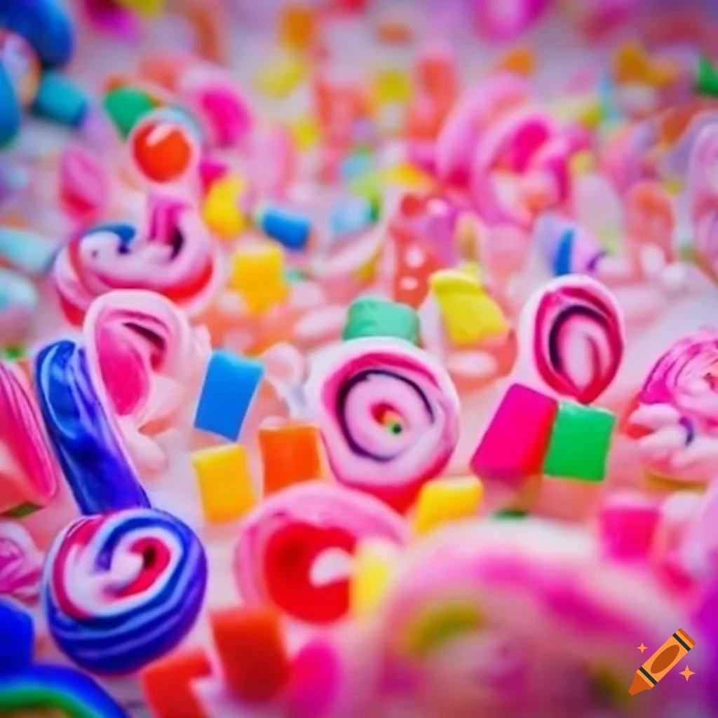 Japanese candy land with japanese lettering on Craiyon