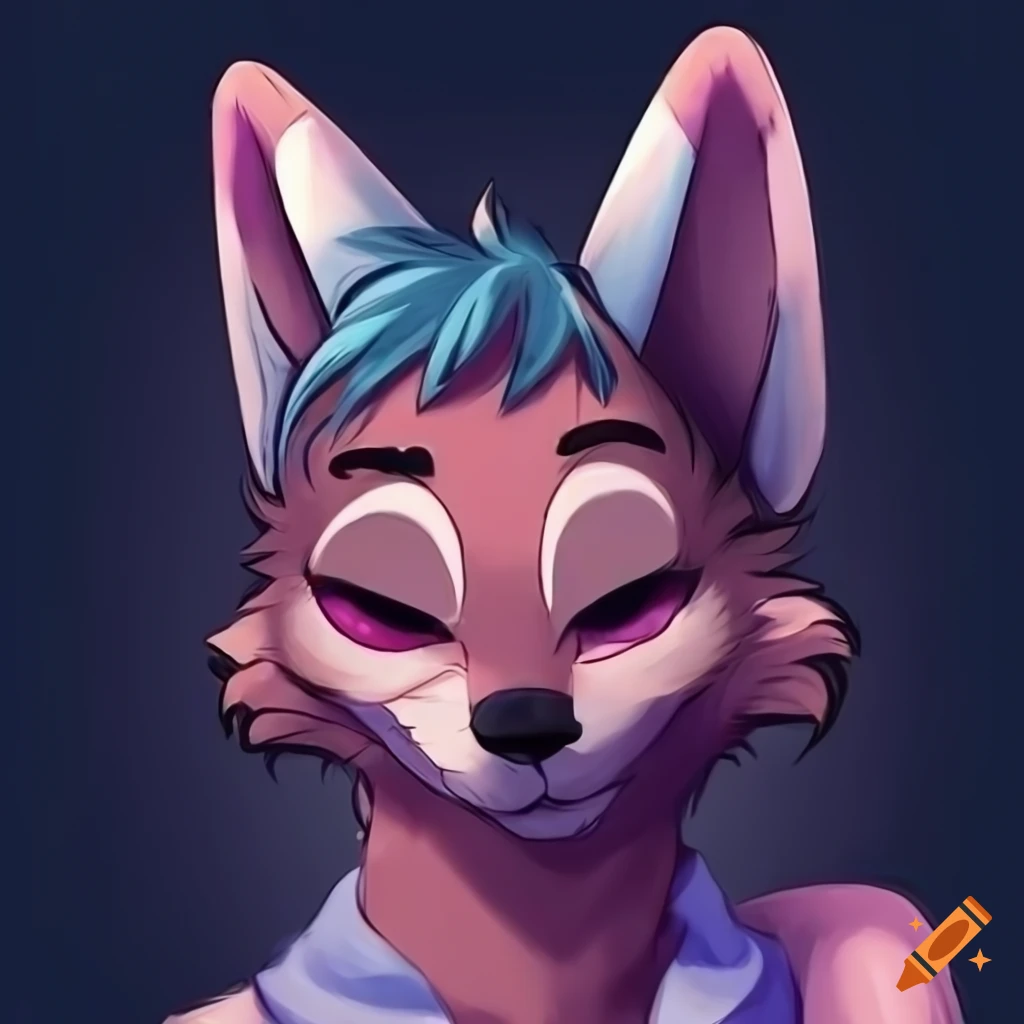 Furry character on Craiyon