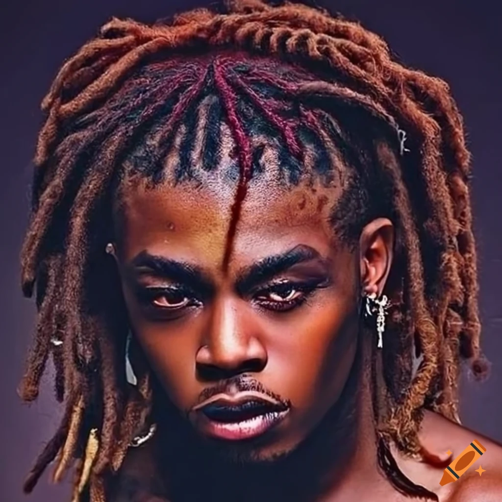 Black rapper with dreadlocks and sunglasses on Craiyon