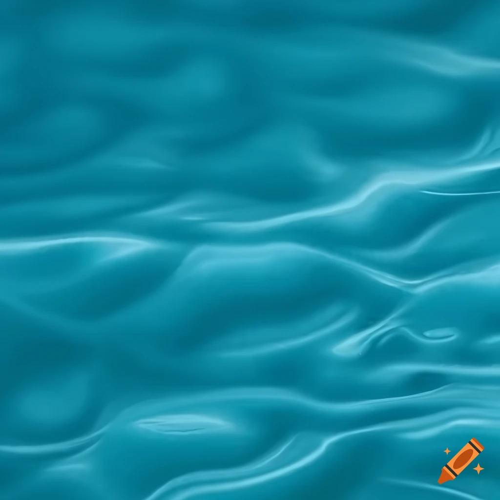 Ripples of light blue water from a top view afar on Craiyon