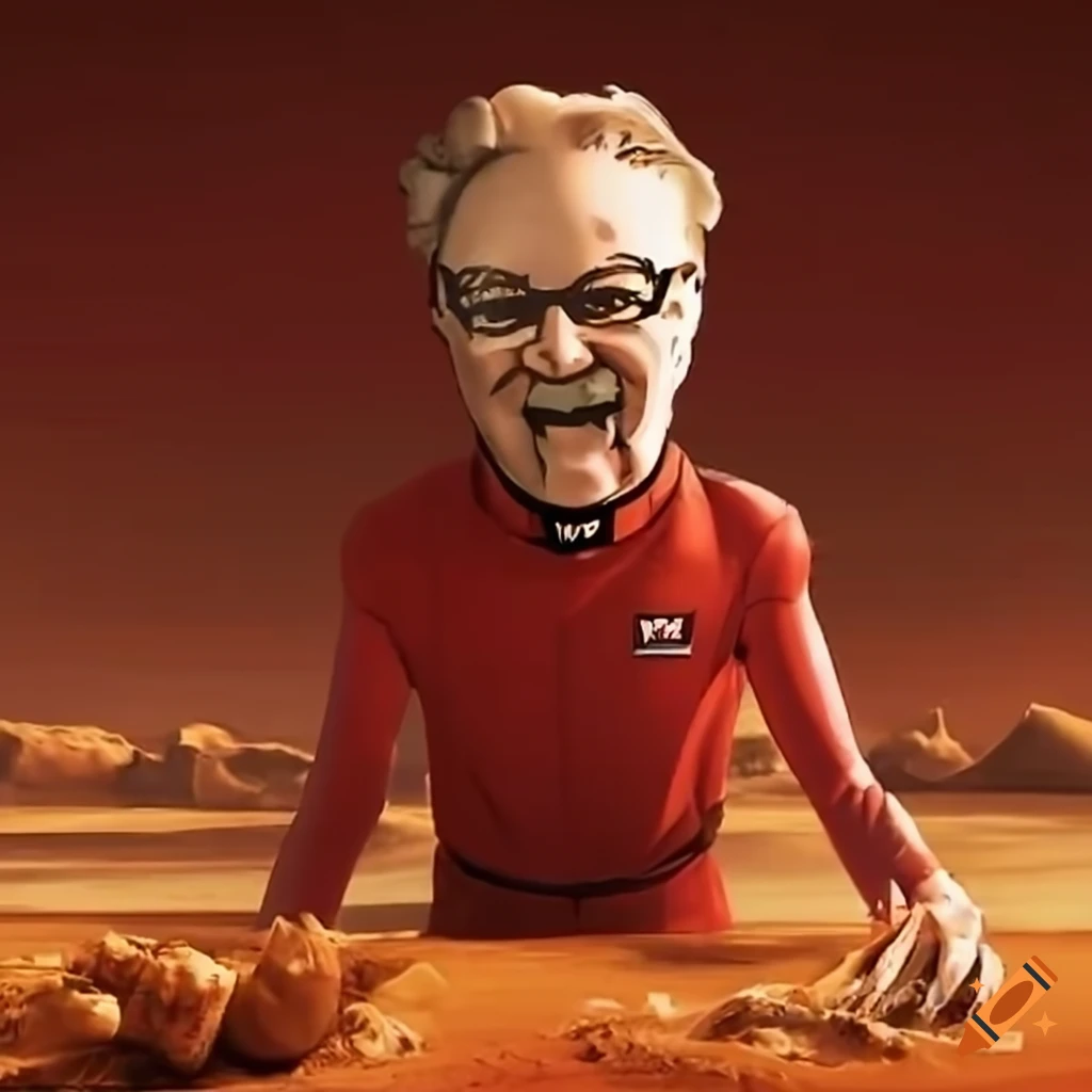 Kfc on mars on Craiyon