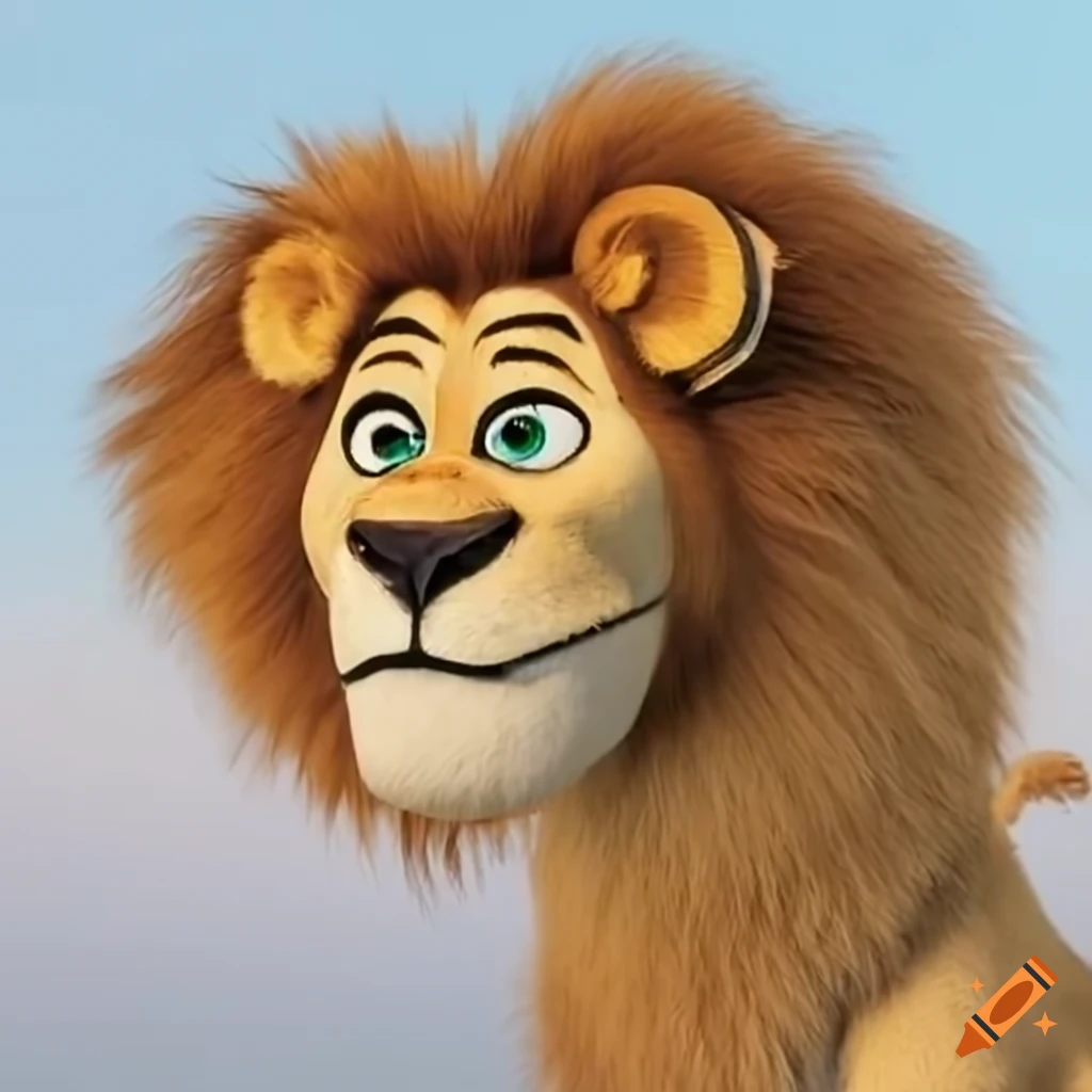Alex The Lion From Madagascar On Craiyon