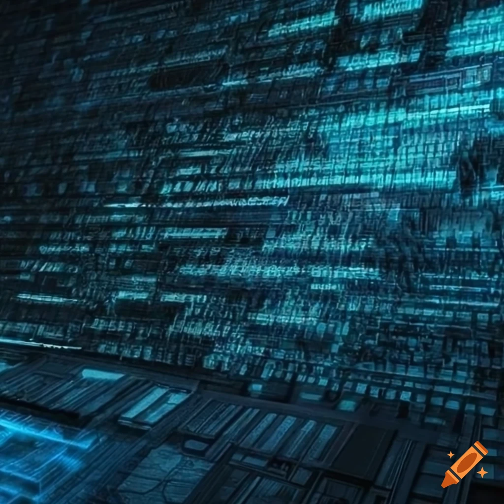 Database mesh wallpaper on Craiyon