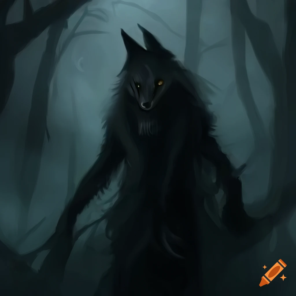 Mysterious undead fox engulfed in mist on Craiyon